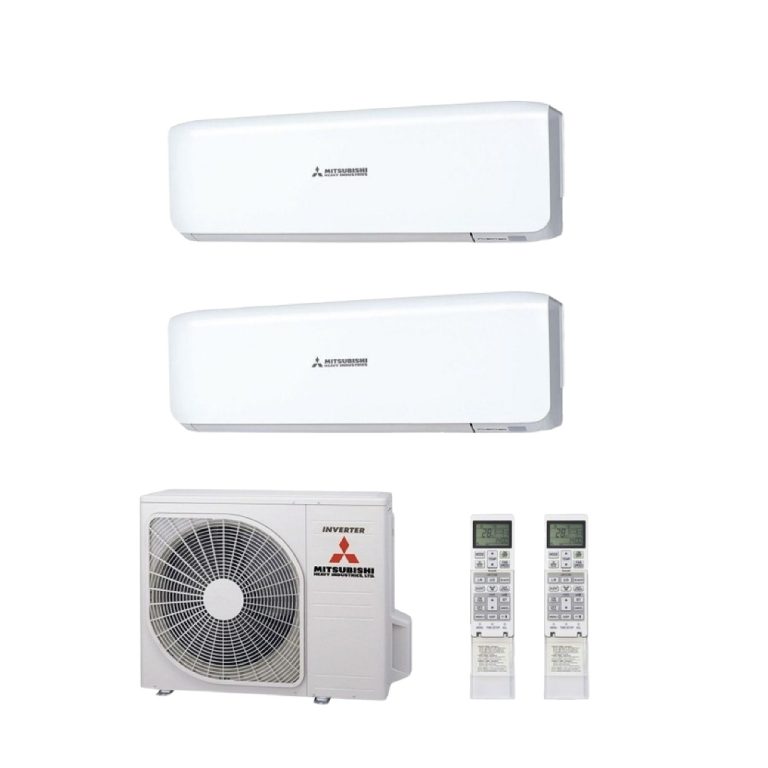 Mitsubishi Heavy Industries Duo split 5kW/18000Btu SCM50ZS-W + 2X 3.5kW ...